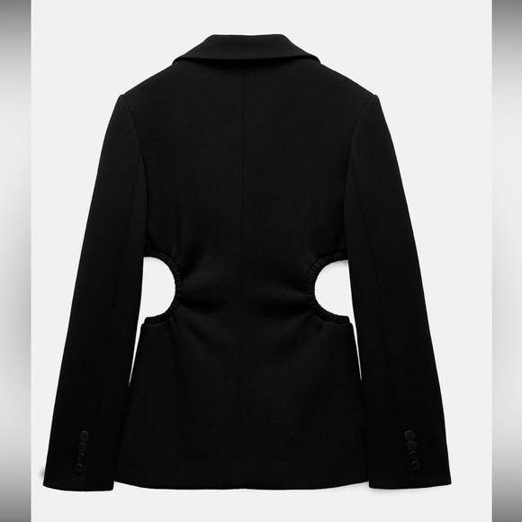 Zara | Jackets & Coats | Zara Cut Out Blazer | Poshmark
